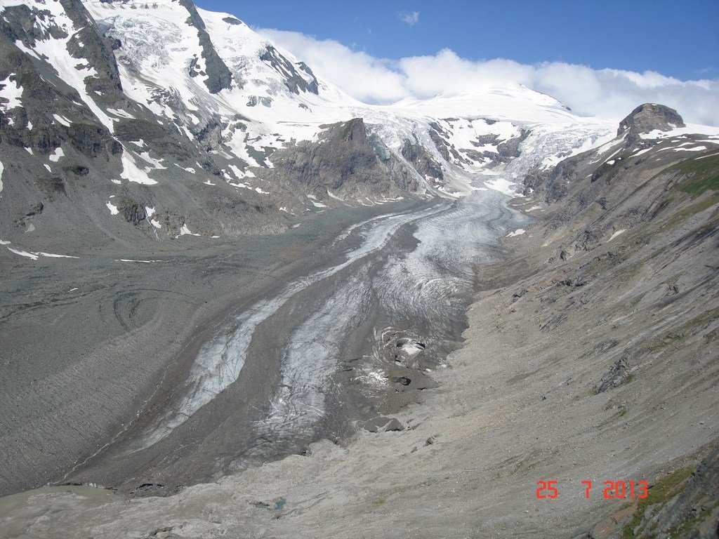 : Pasterze glacier in Austria: 1960, 1970, 2006, 2013 @BarryFawbear