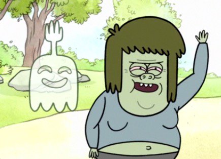 Regular Show High Five Ghost Drawing