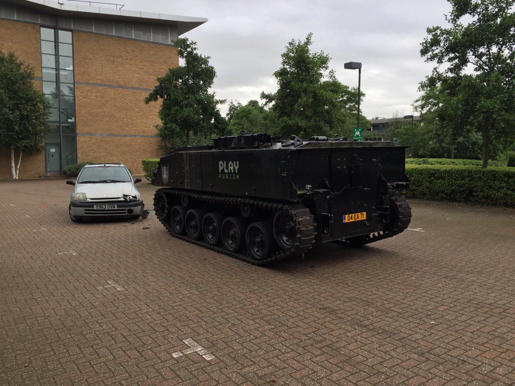 Why is there a tank parked in front of Jagex HQ? : r/2007scape