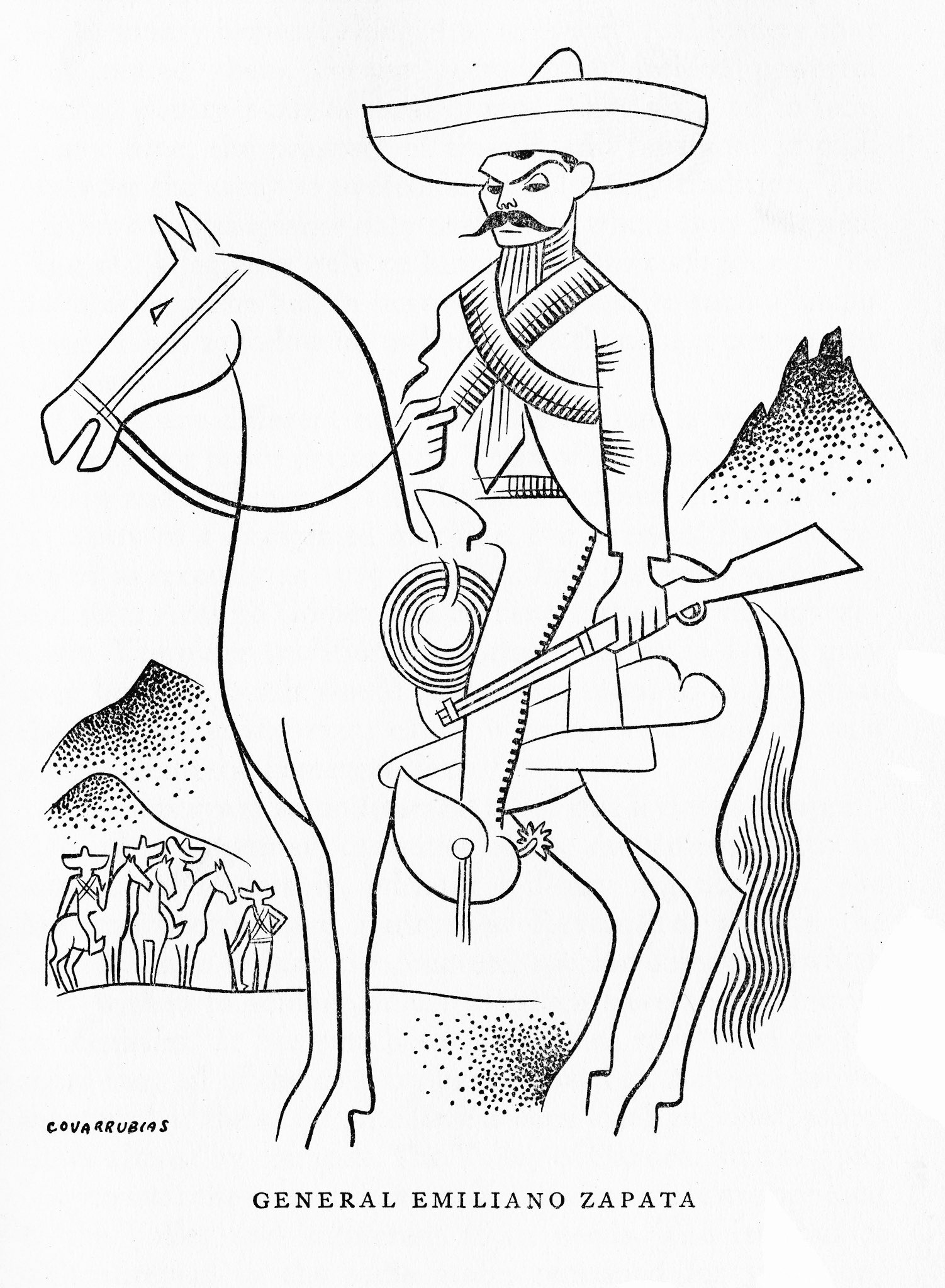 Caricatura De Pancho Villa Pancho Villa Stock Vector Illustration And