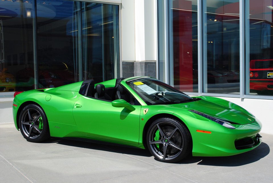 Ferrari 458 Lime Green