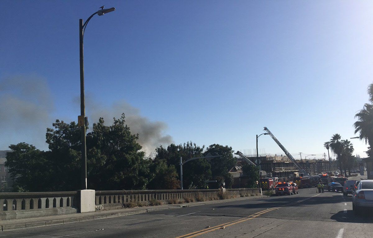 BREAKING: SJFD responding to two-alarm fire in area of W. San Carlos ...