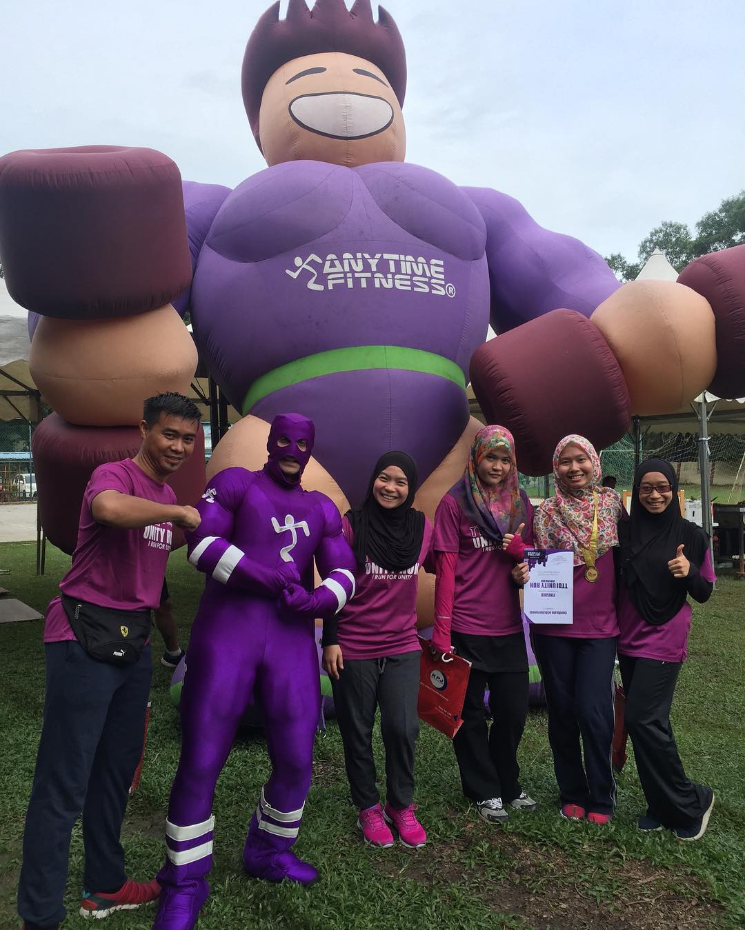 Anytime Fitness Running Man Costume