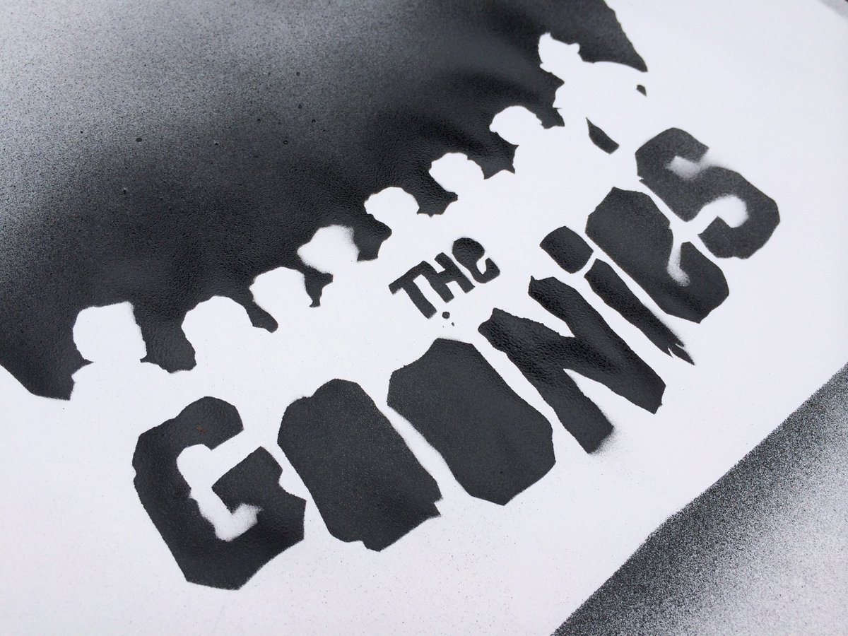 Sloth Goonies Stencil