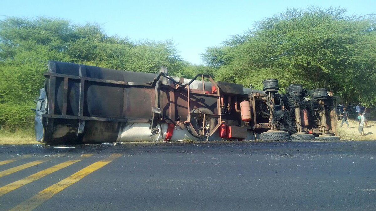 Picha: Ajali ya basi la roli la mafuta mkoani Morogoro - jomai