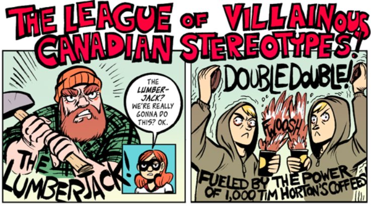 Canadian Stereotypes Comics