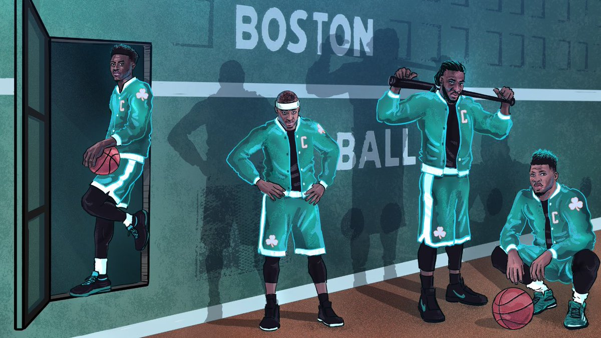 Cool artwork for some of the league's "Big Fours" [credit: @purehoop ...