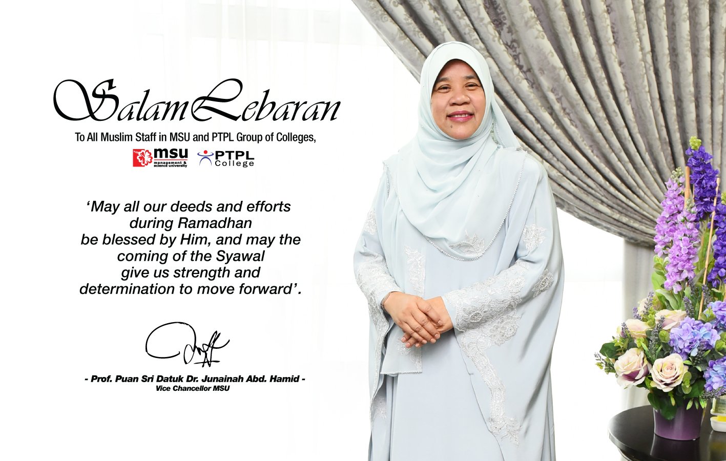 🌺 MSU Malaysia on Twitter: "Greetings from the Vice Chancellor, Professor Puan Sri Datuk Dr ...