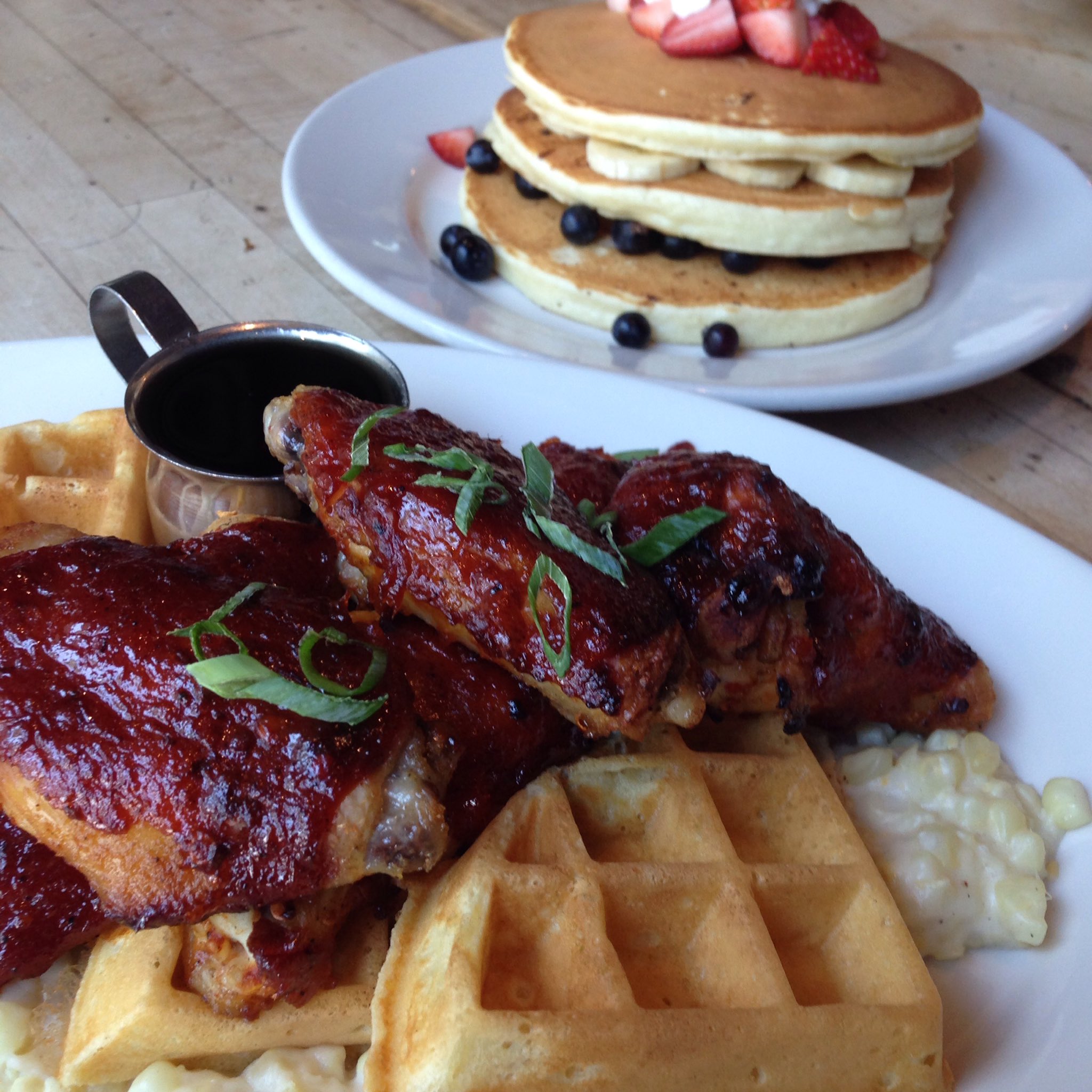 Red Pancake And Blue Waffles