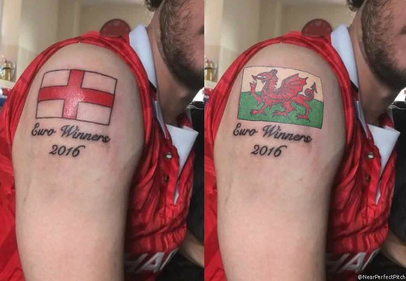 Welsh Cross Tattoo