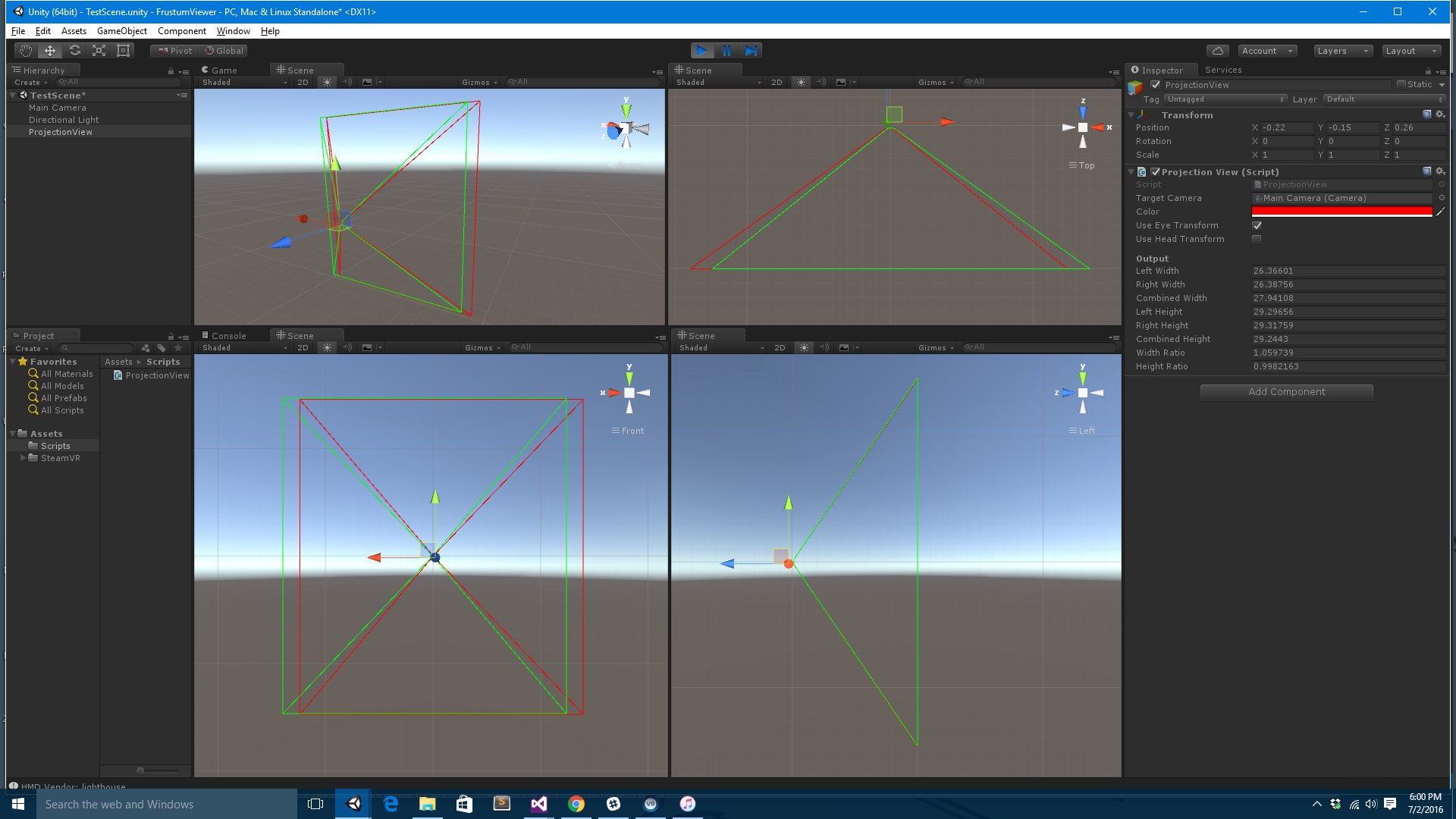 Unity 5.4/SteamVR fullscreen quad convergence bug - Unity Engine ...