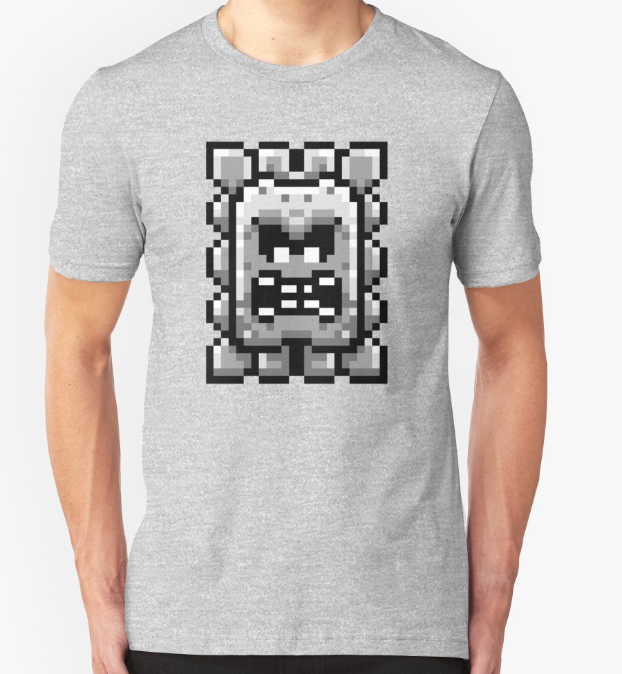 Mario 8 Bit Thwomp