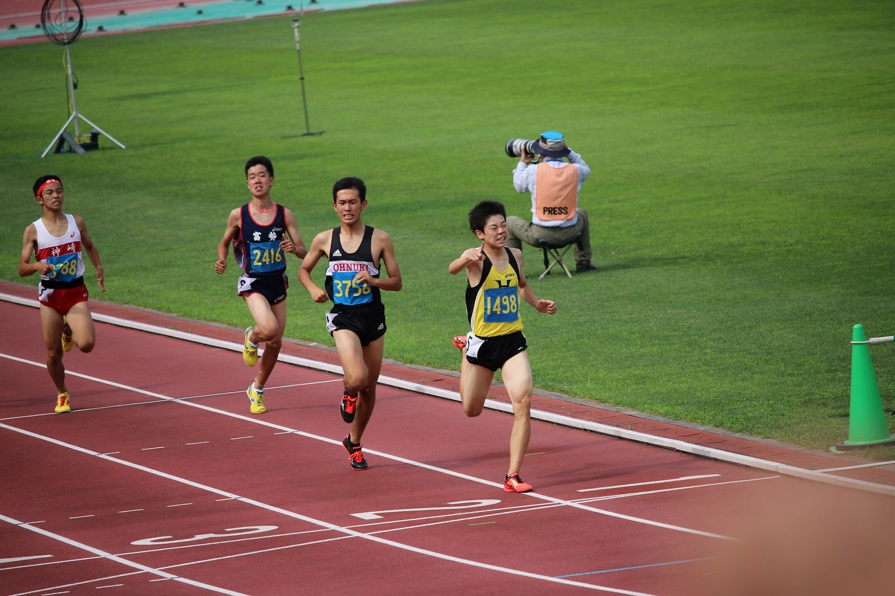 さとる on Twitter: "千葉県中学通信陸上 男子 800m、1年1500m、共通1500m、3000m決勝 https://t.co/QNyTuY9qfr" / Twitter