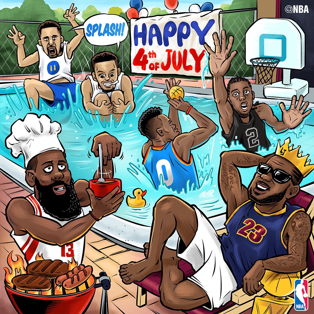 4th Of July Cartoon Wallpaper