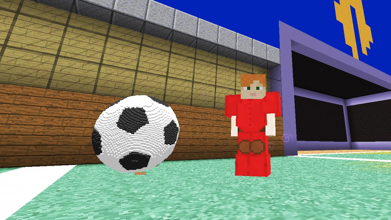 Minecraft Football Ball Minecraft Collaborates With LaLiga To Bring