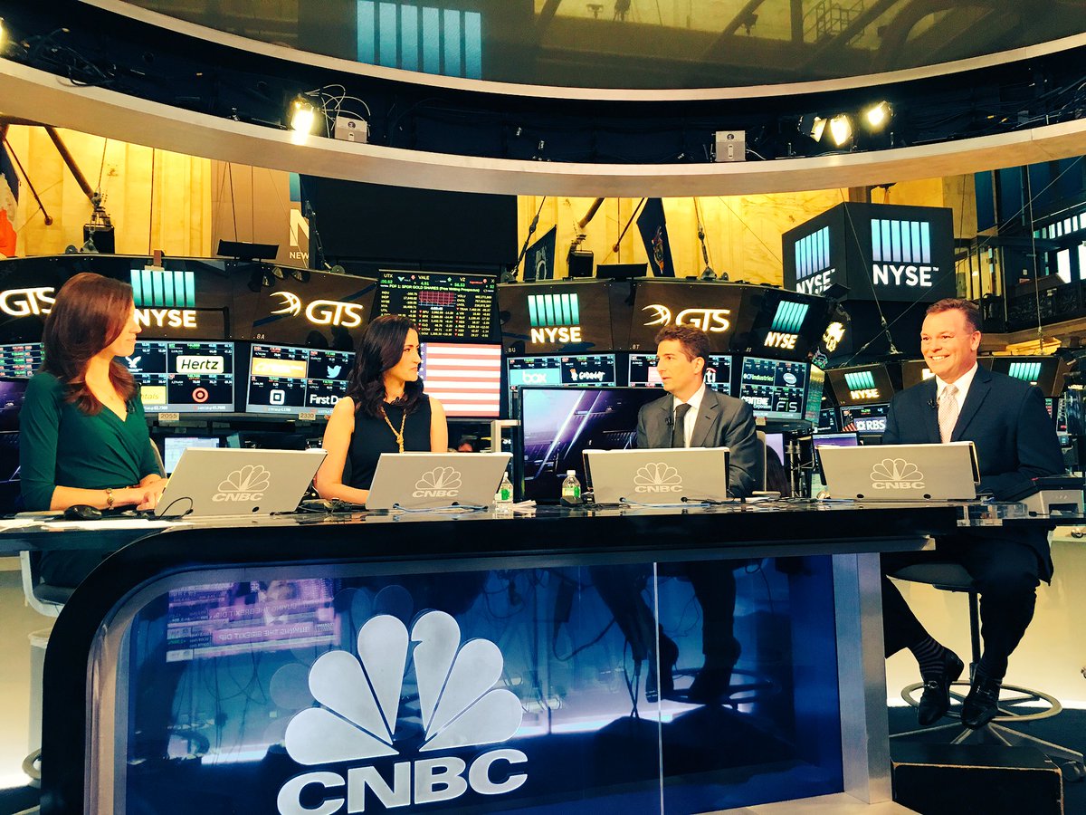 One great thing about going on CNBC NYSE is seeing my old pal ...