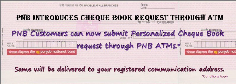 Punjab National Bank Cheque