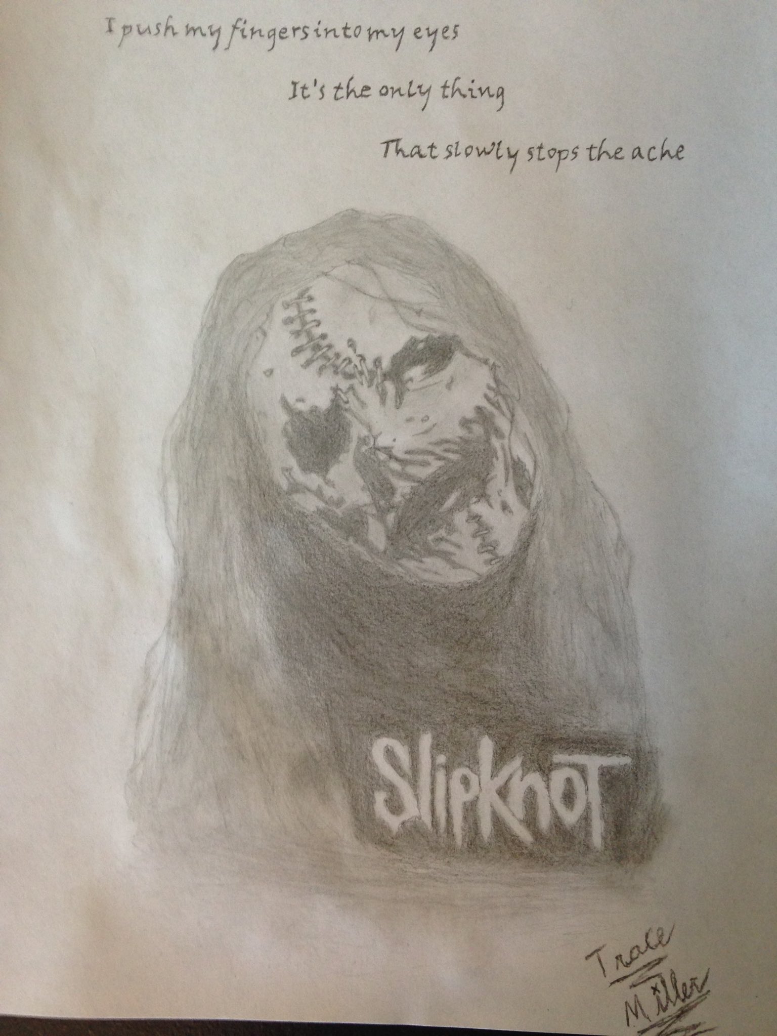 Slipknot Corey Taylor Drawings