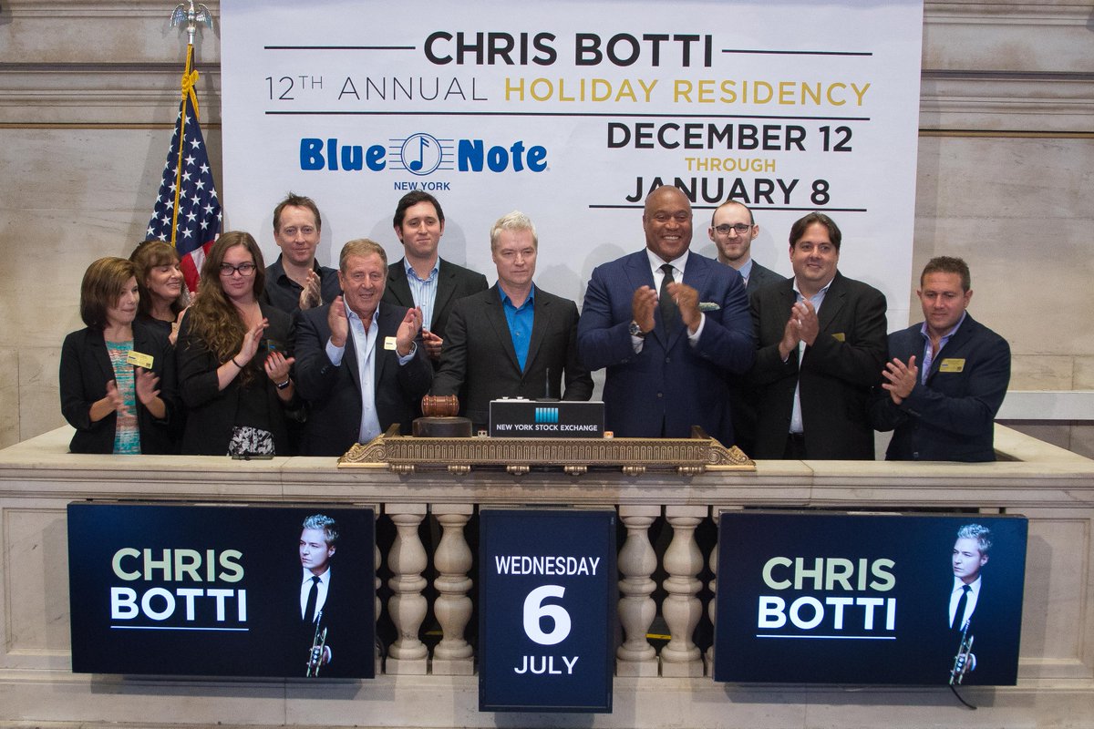 Chris rings the New York Stock Exchange closing bell, July 6, 2016 ...