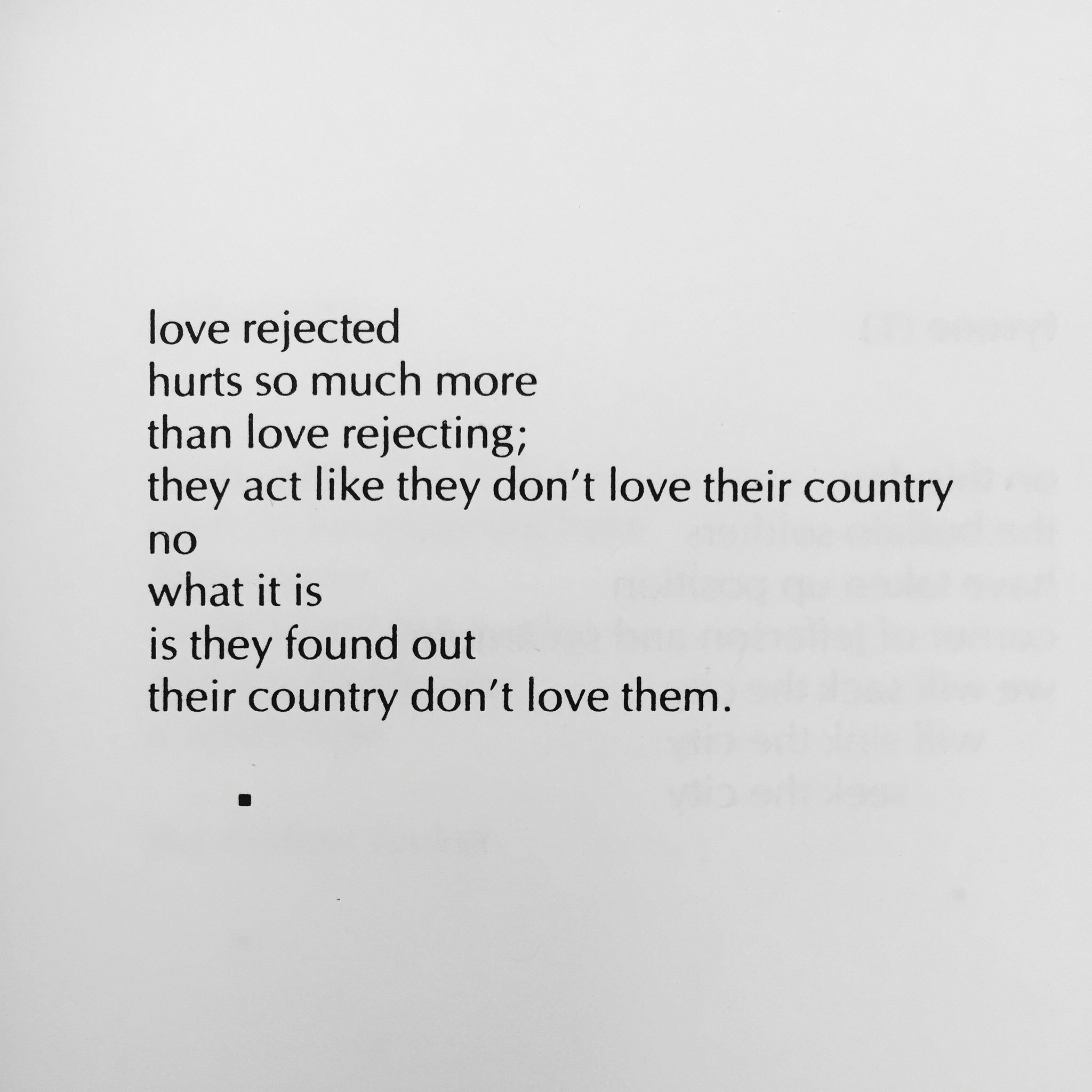 Love Rejection Poems