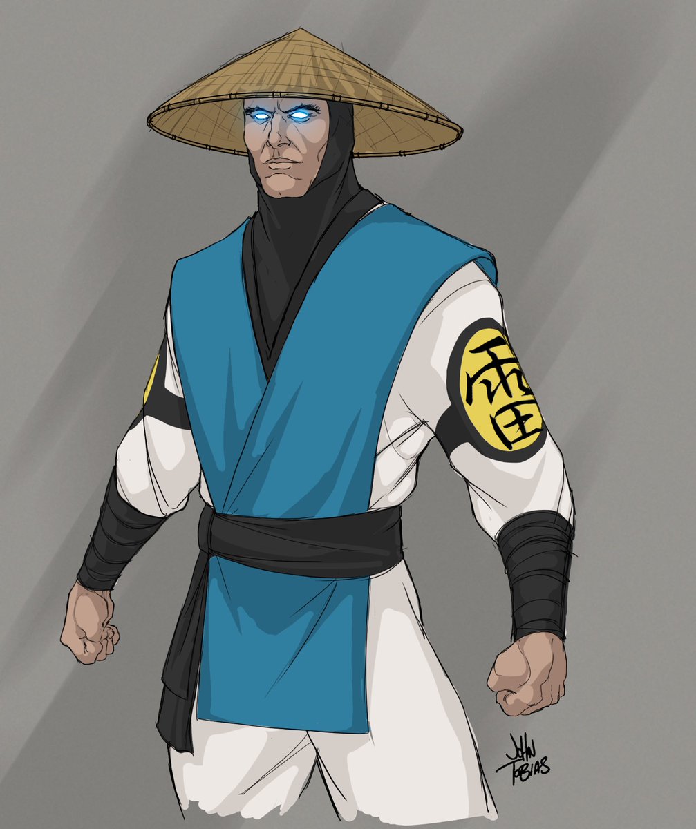 Raiden Mortal Kombat Drawing RAIDEN Clásico / Color #RAIDEN