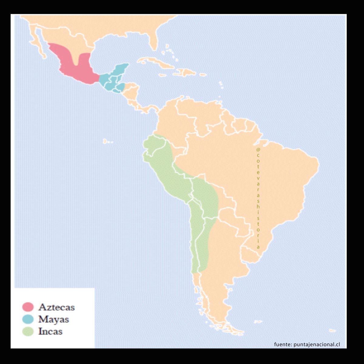 Interpretación El Actual Jarra Mapa Culturas Precolombinas Soplo Personalidad Trampas