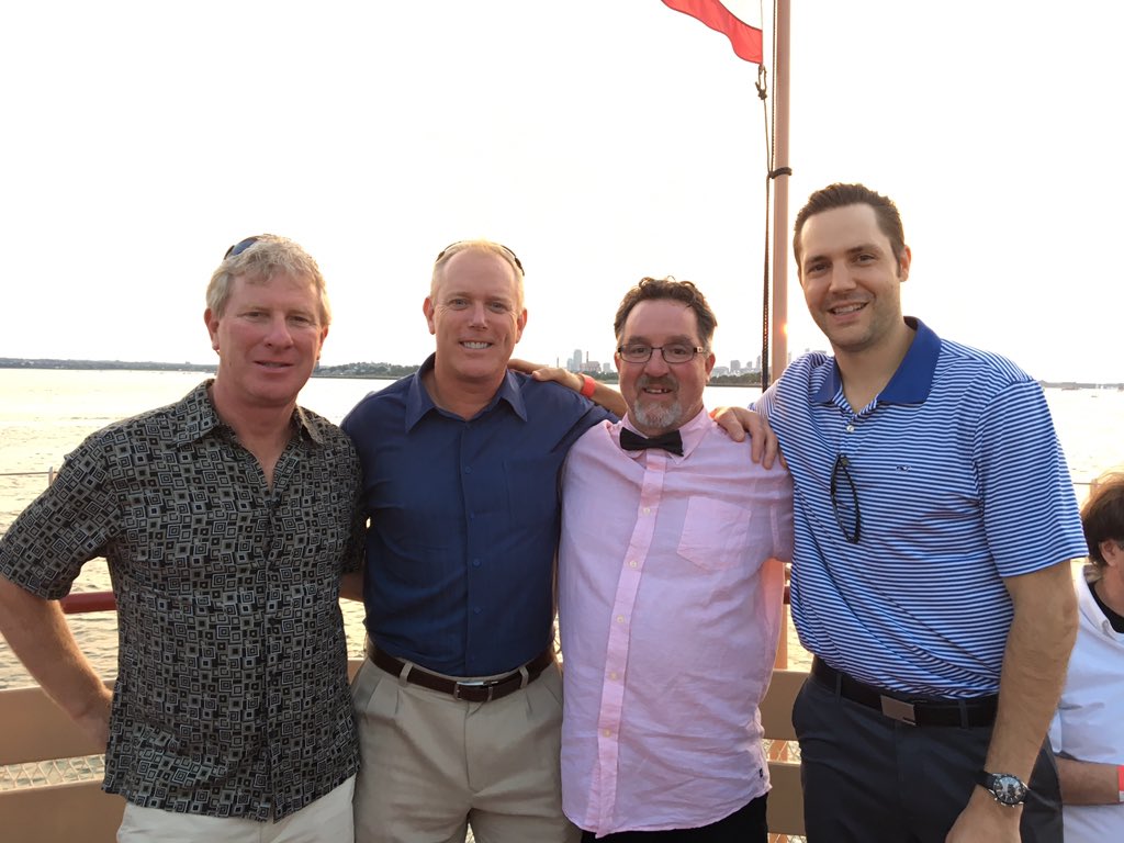 Bruins alumni Bruce Crowder, Frank Simonetti, John Carter, and Andrew ...