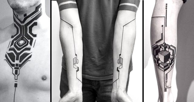 Cybernetic Arm Tattoo