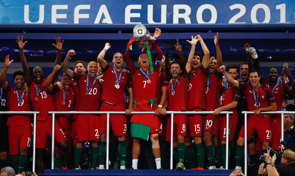 Portugal 2016 Euro - champion | Seleção de portugal, Futebol, Campeão
