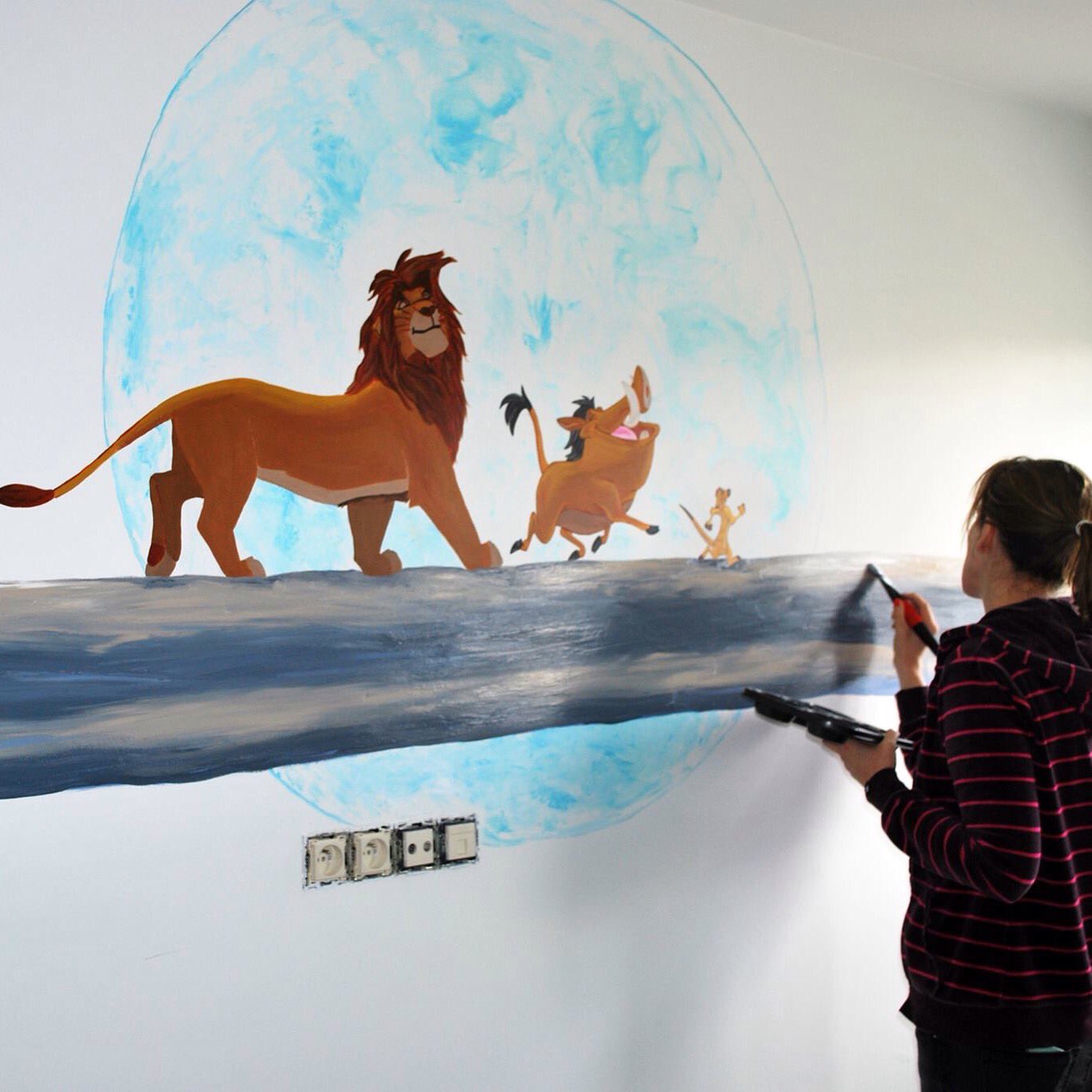 Lion King Tree Drawing