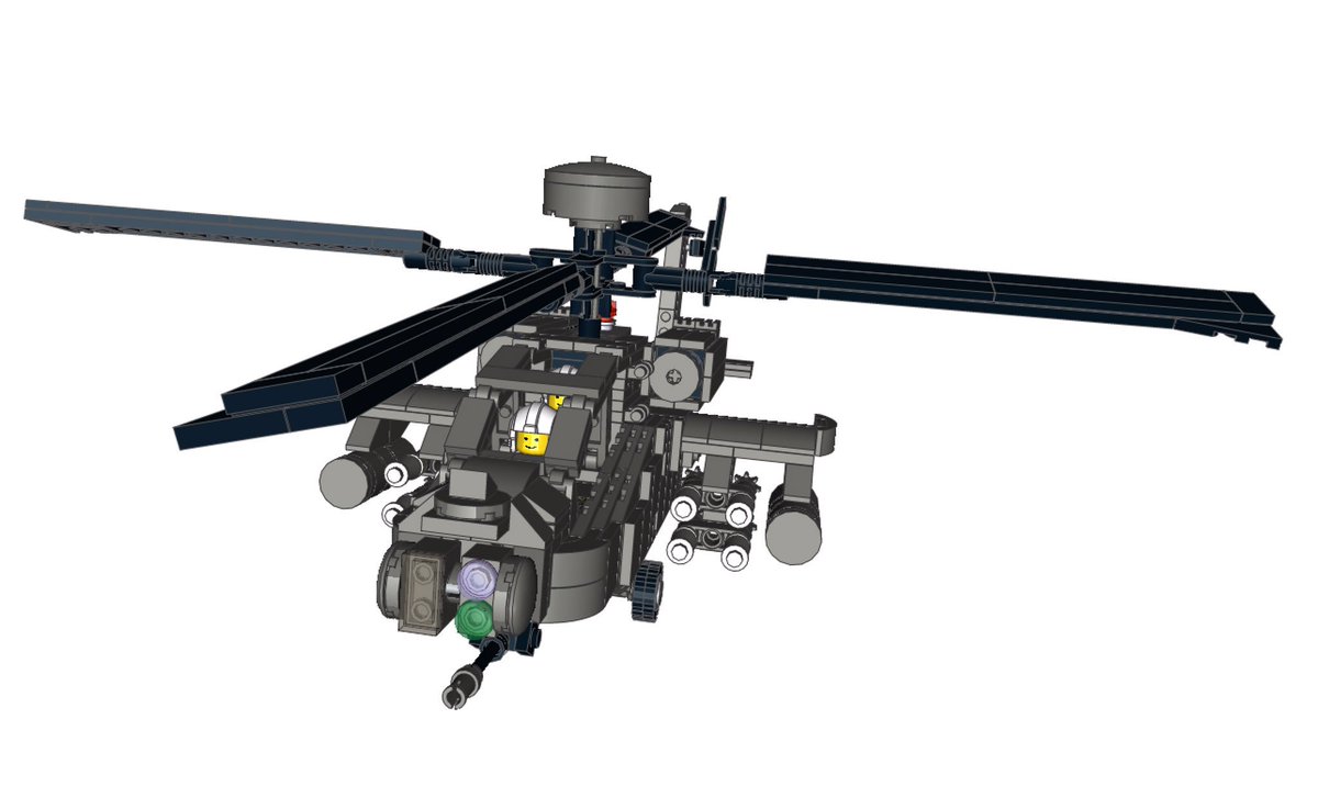 Lego Apache Longbow Helicopter