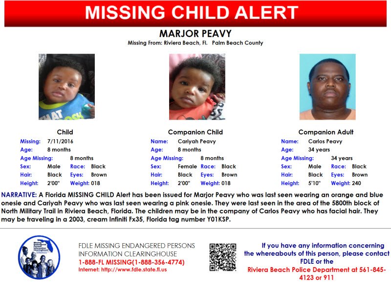 Florida Missing Child Alert issued for 2 children last seen in Riviera Beach | WFLA NEWS | Scoopnest
