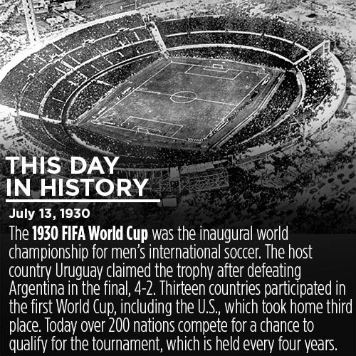 THIS DAY IN HISTORY: Today marks the anniversary of the first ever FIFA ...