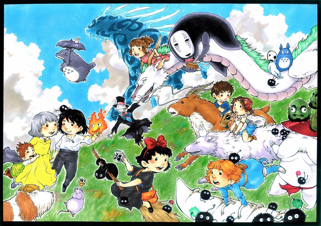 Studio Ghibli Characters Wallpaper
