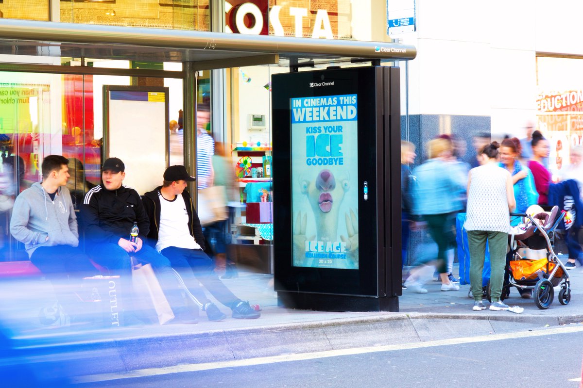 Adshel Live : clearchanneluk Adshel Live screens Bristol displaying ...