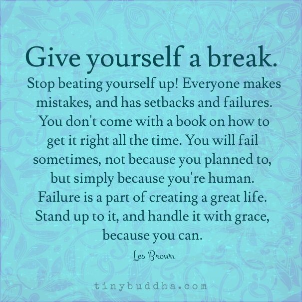 Beating Yourself Up Over Mistakes