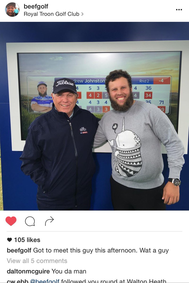 Andrew Johnston: great golfer or greatest golfer? : r/golf
