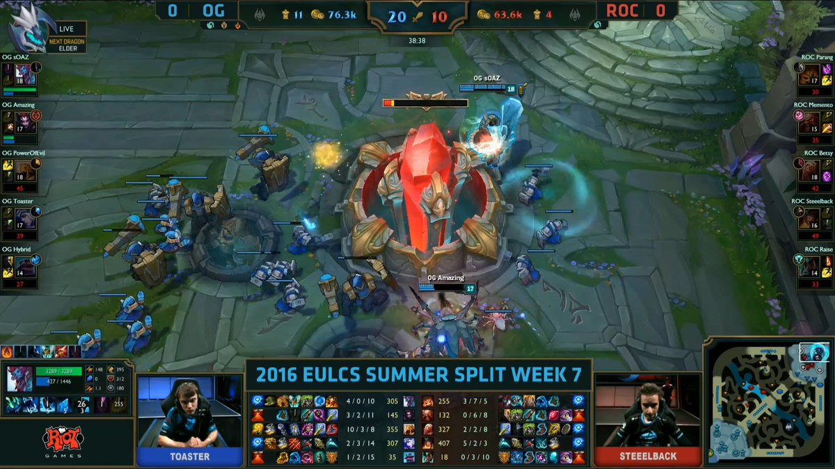 Origen vs. Team ROCCAT / EU LCS 2016 Summer - Week 7 / Post-Match ...