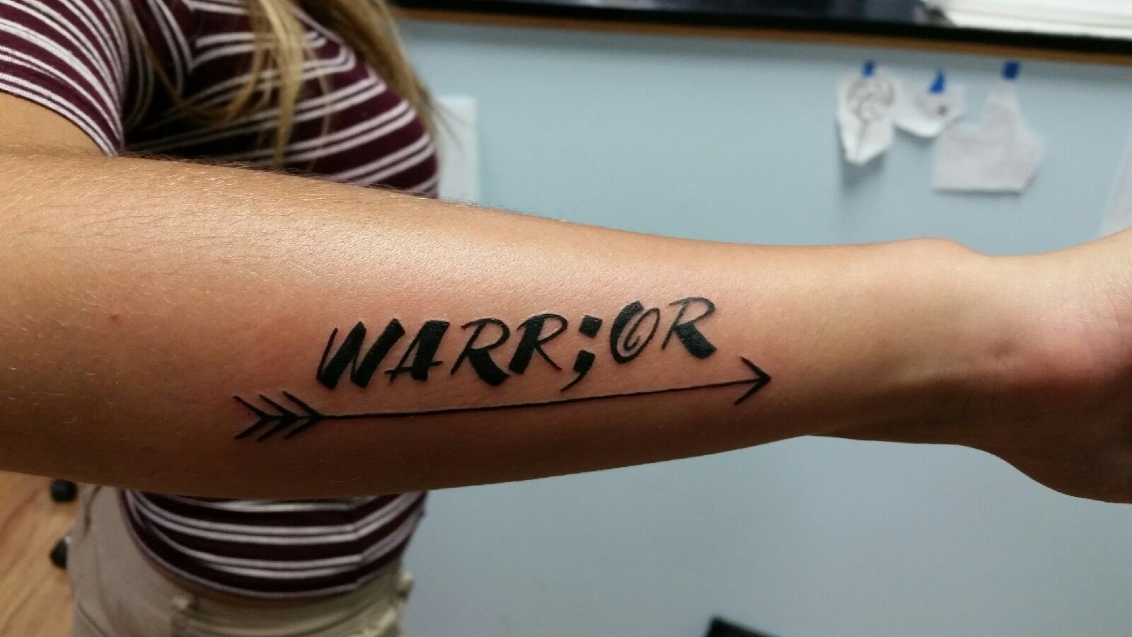 Warrior Word Tattoos