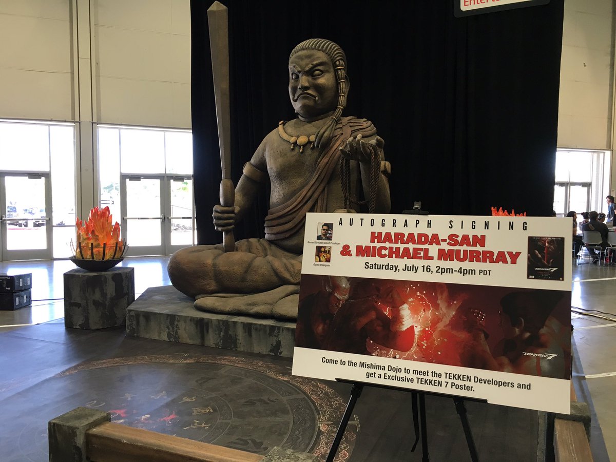 .EVO 2016, come by the Mishima Dojo to get a TEKKEN7 poster signed by ...
