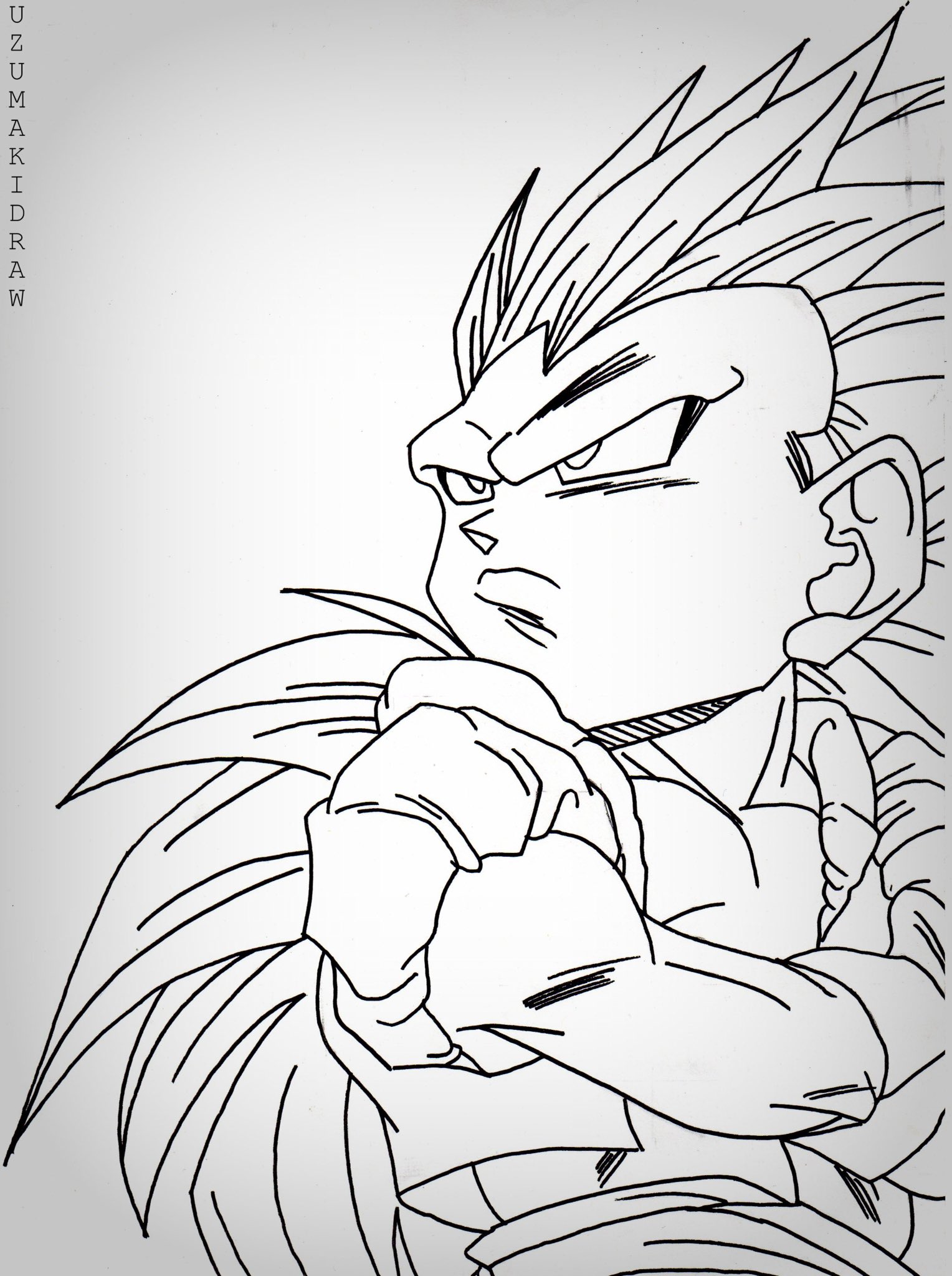 Ssj3 Gotenks How To Draw
