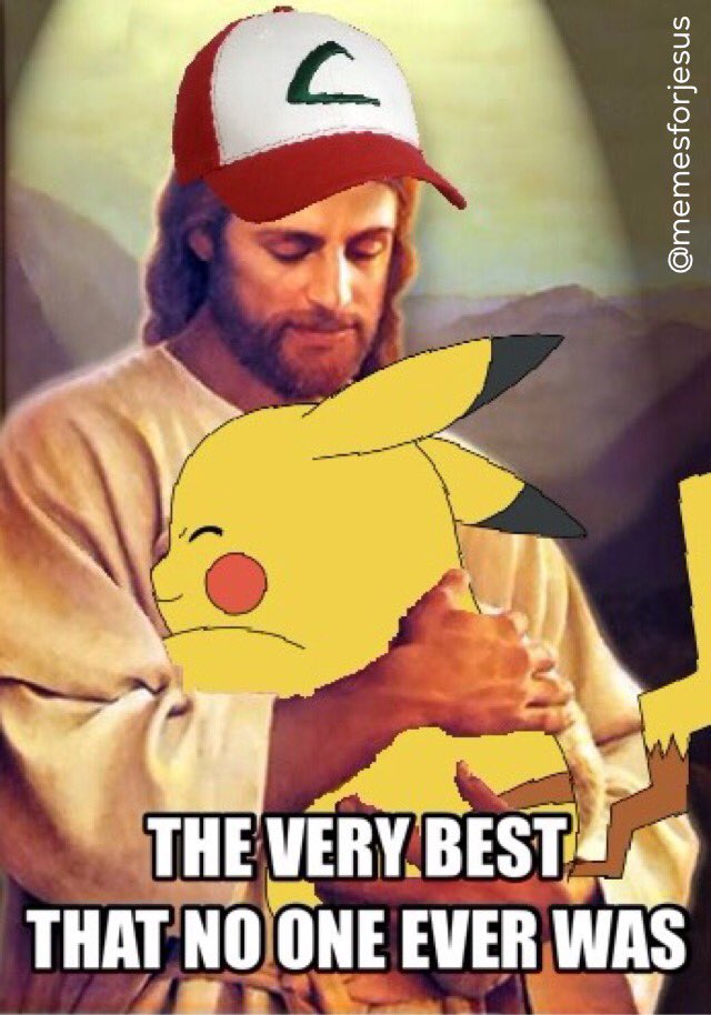 Sweet Jesus Meme Pikachu