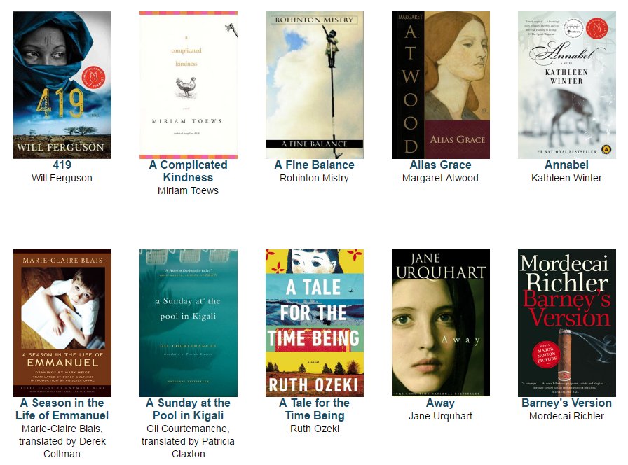 100 novels that make you proud to be Canadian | CBC Vancouver | Scoopnest