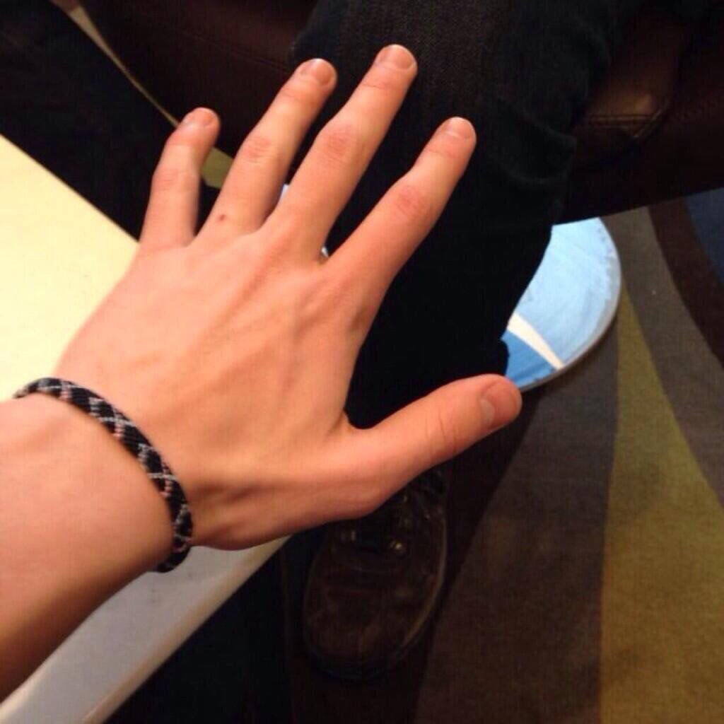 Attractive Man Hands