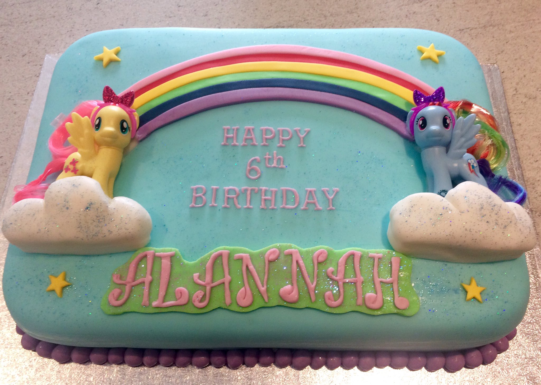 My Little Pony Sheet Cake