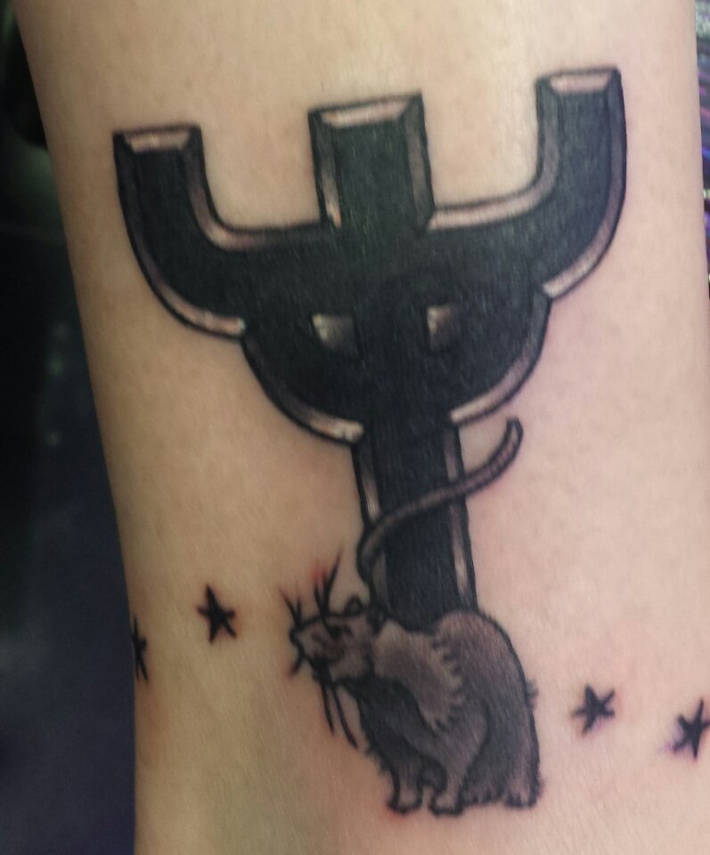 Judas Priest Cross Tattoo