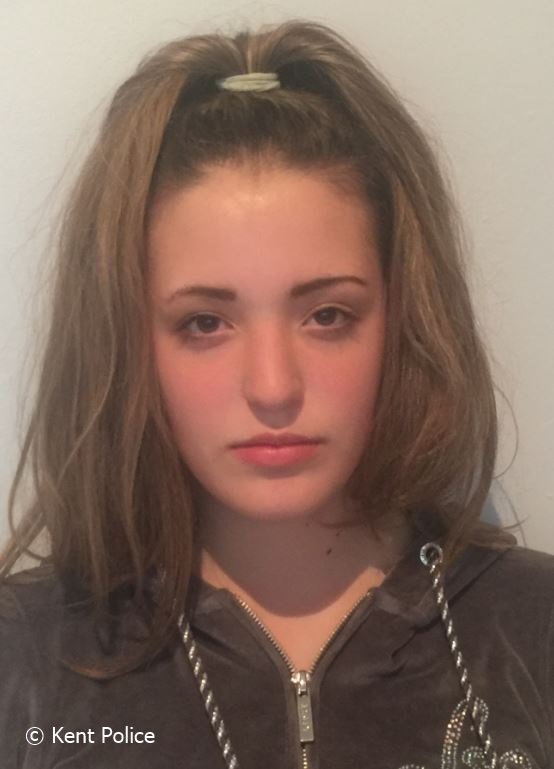 .kent_police launch an appeal to find 13-year-old Chloe Chambers who ...