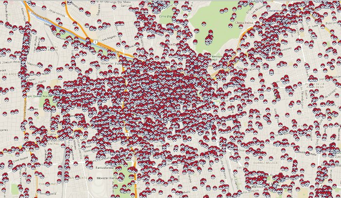Pokémon Go: Usuario crea mapa que ubica las Pokeparadas en Santiago ...