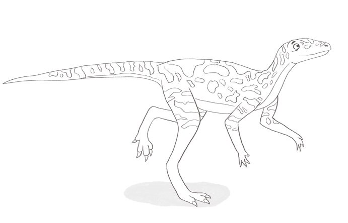 Saltopus Coloring Page