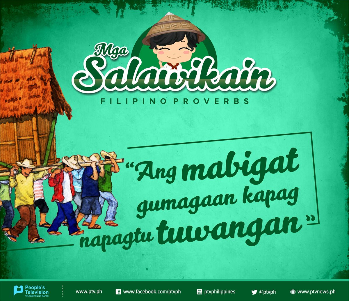 SALAWIKAIN: "Ang MABIGAT gumaGAAN kapag nagtuTUWANGAN." | PTVph | Scoopnest